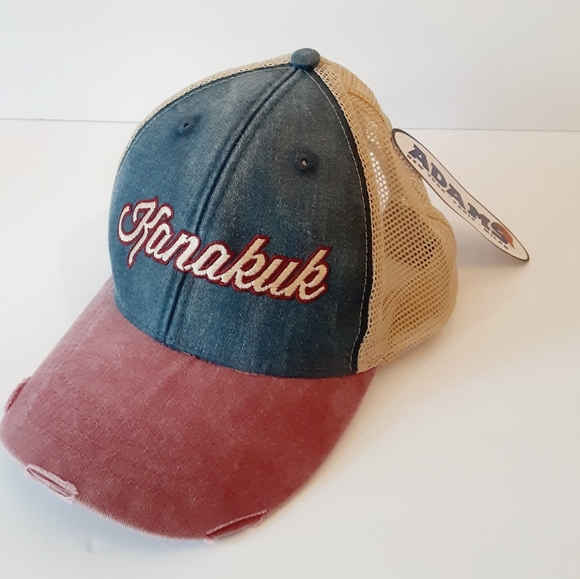Adams | Accessories | Adams Kanakuk Camp Distressed Snapback Mesh ...